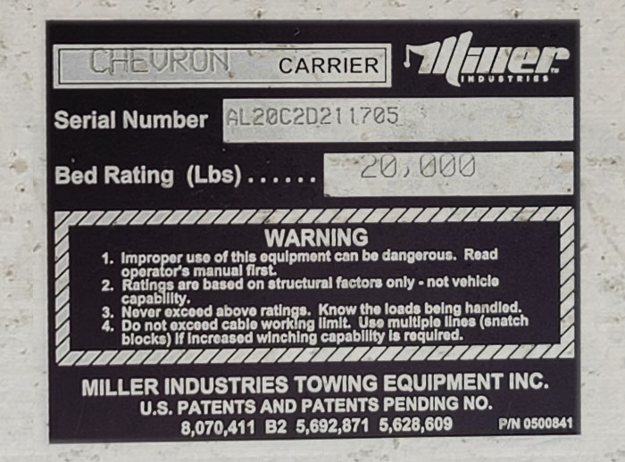 Replacement Parts - Twin Cities Wrecker Sales