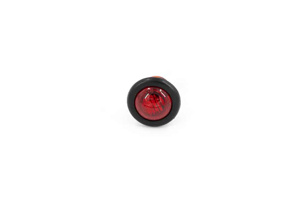 3/4" Red LED Light, 2 Wire - Twin Cities Wrecker Sales