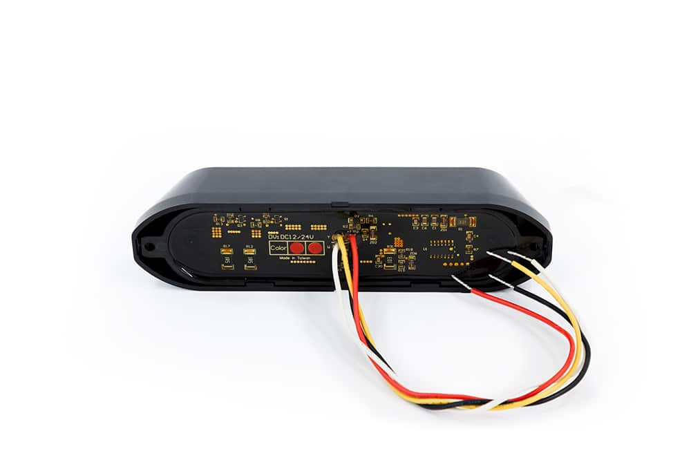 6 LED Surface Mount - Red/Clear - Twin Cities Wrecker Sales